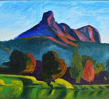 Jeff Makin paintings at Mitchell Fine Art, Brisbane.