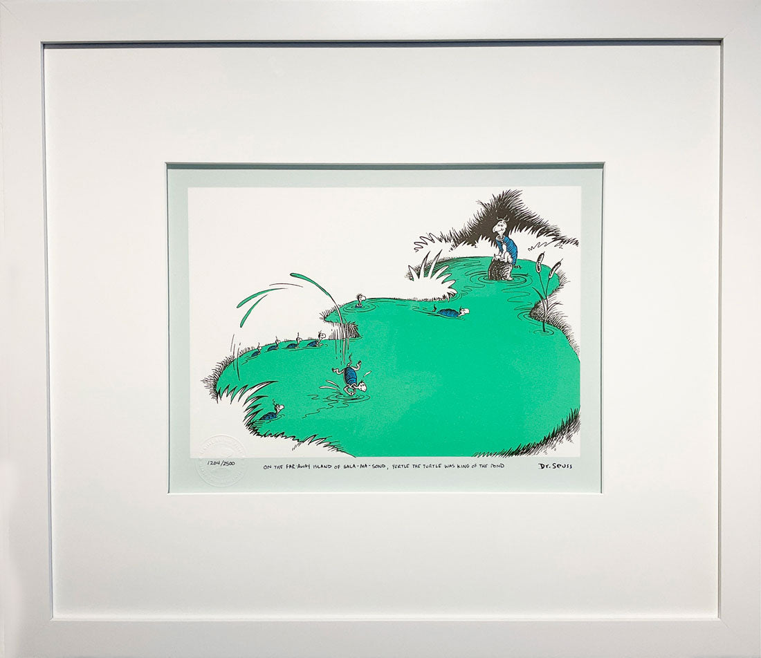 The Art of Dr Seuss - 'Yertle the Turtle' 51x58cm – Mitchell Fine Art