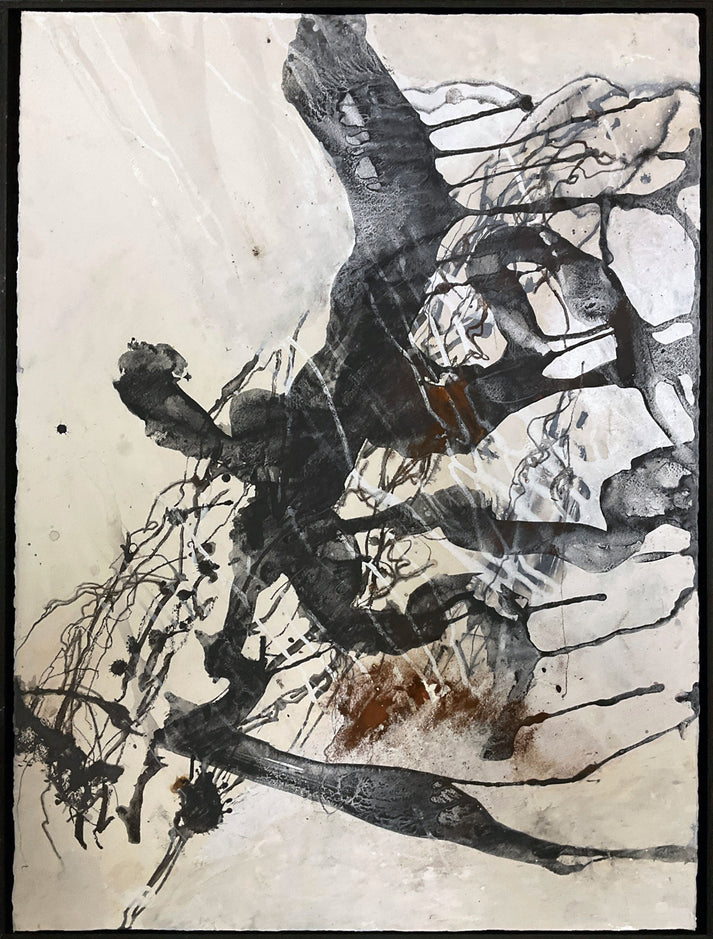 Sophie Cape | 'Ink Black Gum Shadows the Crooked Man' – Mitchell Fine Art