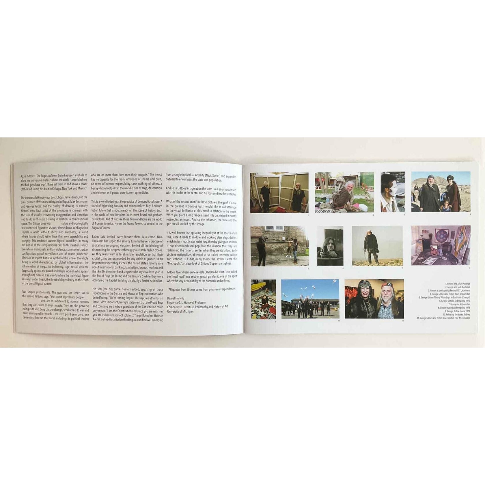 George Gittoes 'Augustus Towers' Exhibition Catalogue – Mitchell Fine Art